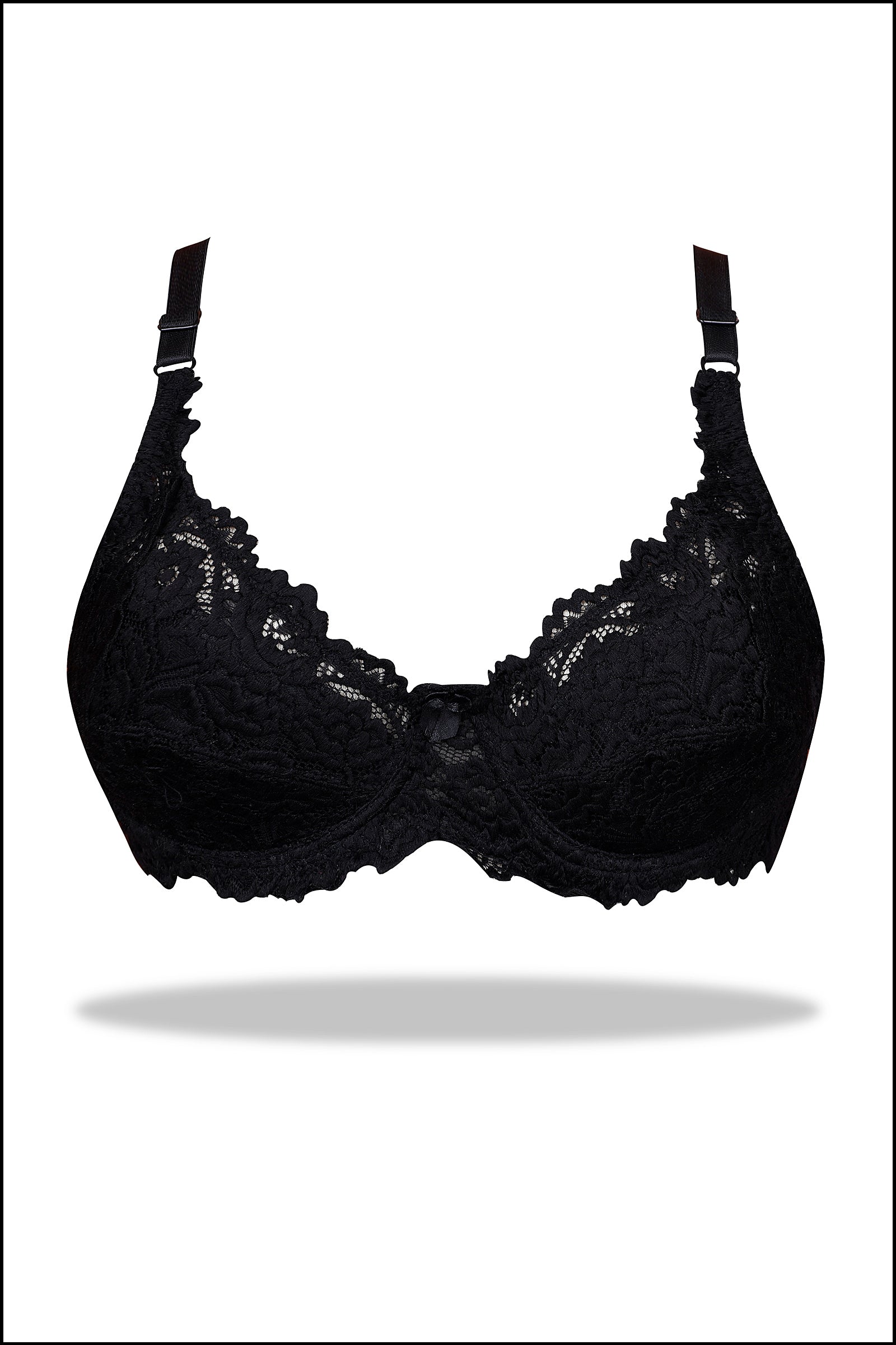 Shop Womante Black European Bust Bliss - Light Padded Bra